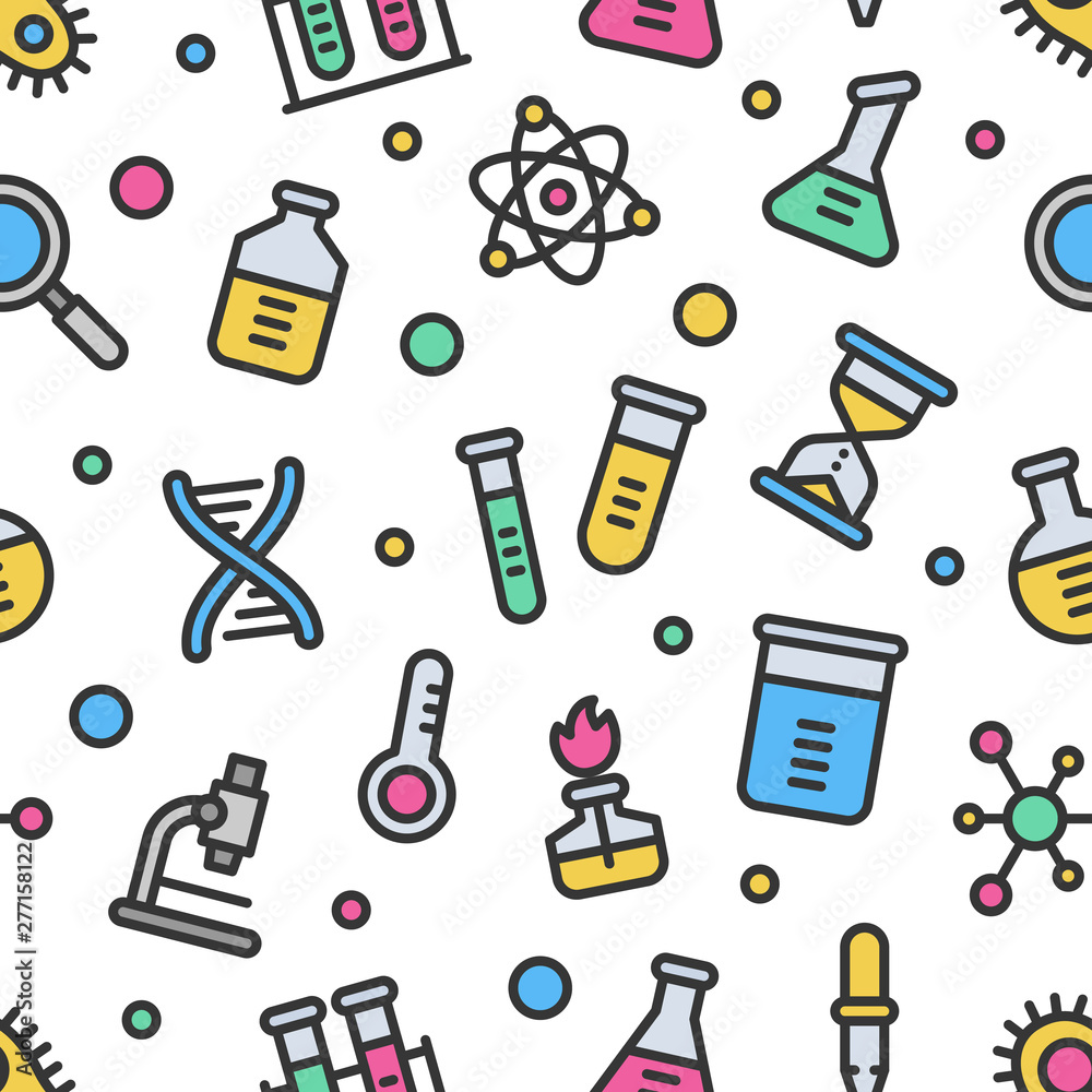 Colorful Chemistry Backgrounds