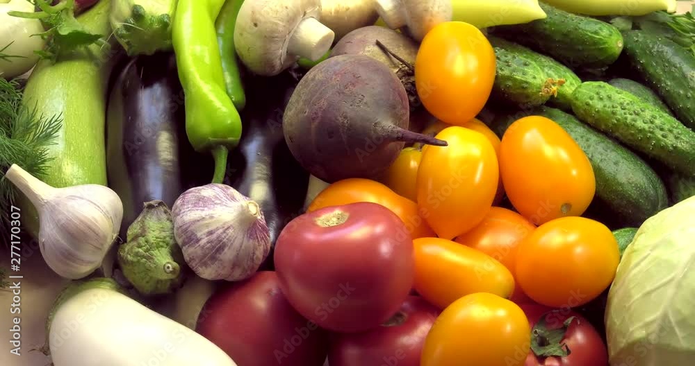 Background from organic vegetables without GMOs grown without ...
