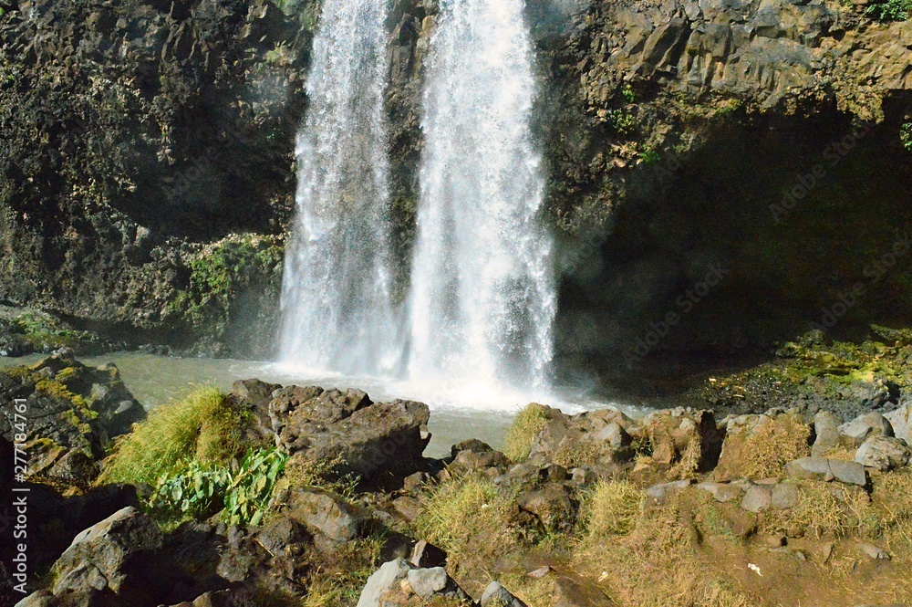 Tis ISAT waterfall on the Blue Nile river In the Ethiopian Amhara ...