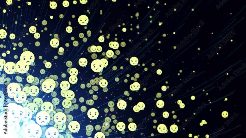 Social Media Emoji, Reactions Animation, Rendering, Background, Loop ...
