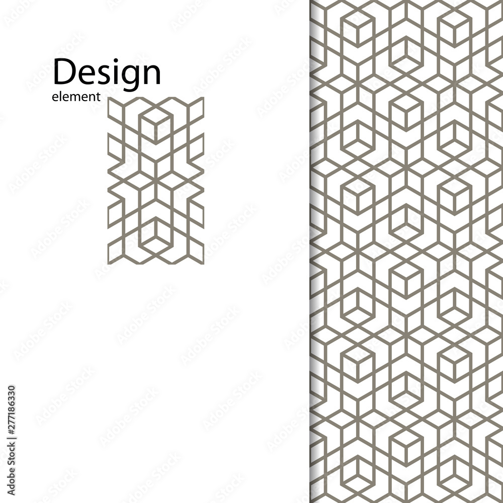 Traditional Arabic seamless geometric pattern for your design, laser ...