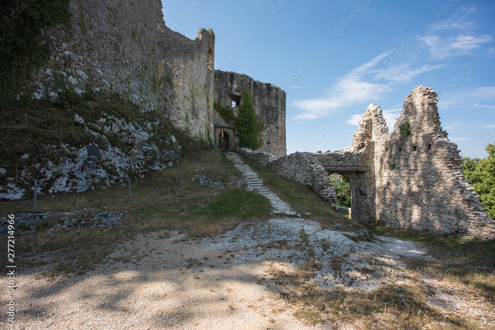 Dorneck Castle, in canton solothurn in switzerland. beautiful ruin with ...