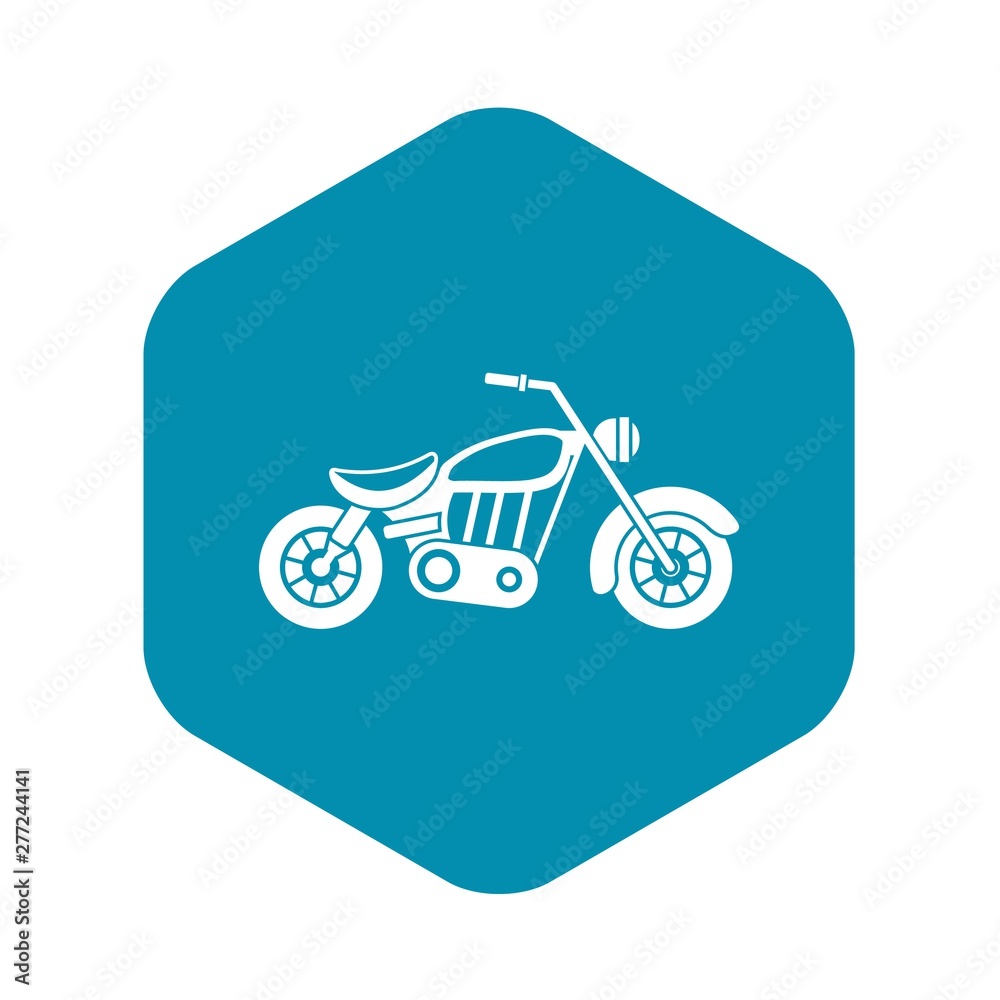 Motorcycle icon. Simple illustration of motorcycle vector icon for web ...