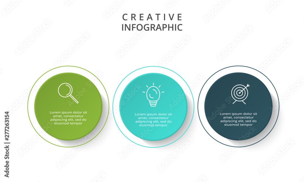 Business data visualization. Process chart. Elements of graph, diagram ...