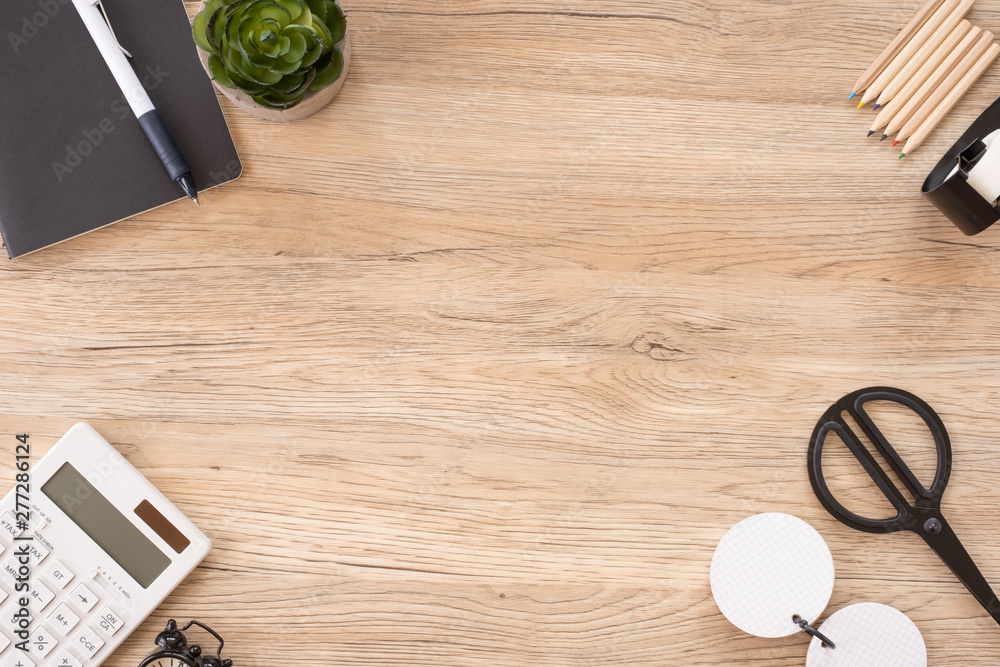 Student Desk Top View