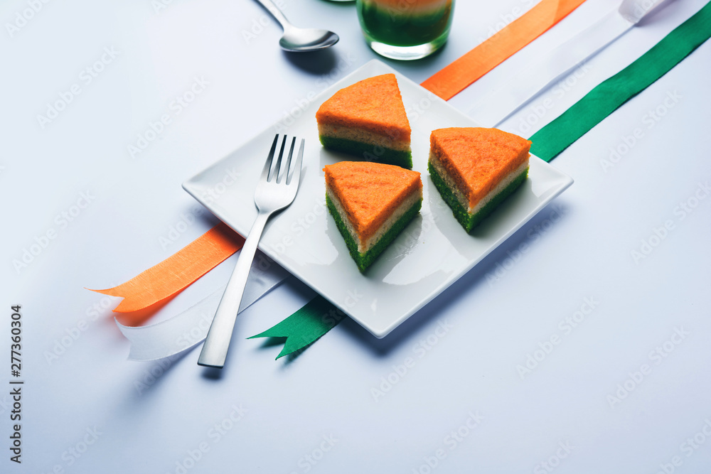Tri-coloured / tiranga Cake for Independence/republic Day celebration ...