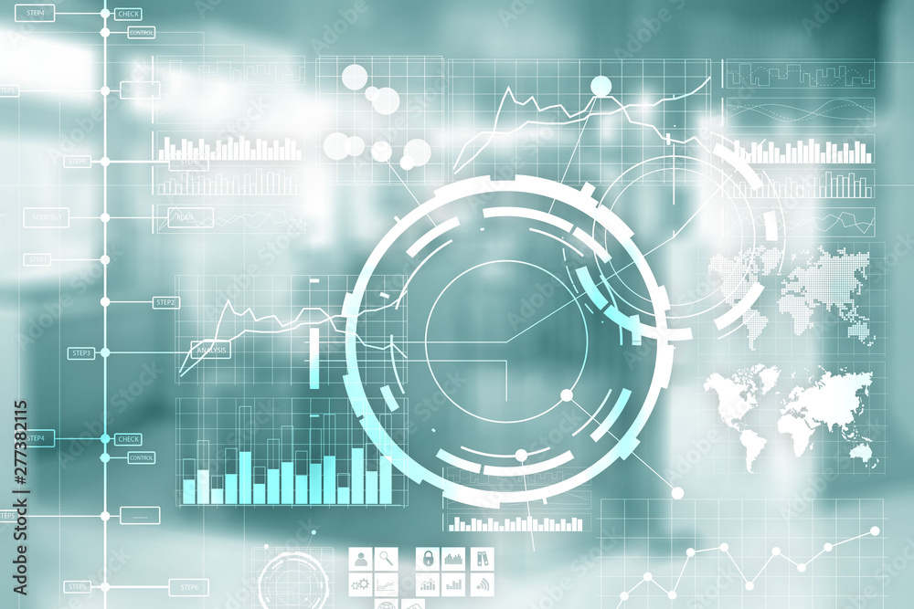 Corporate background. Business intelligence BI Key performance ...