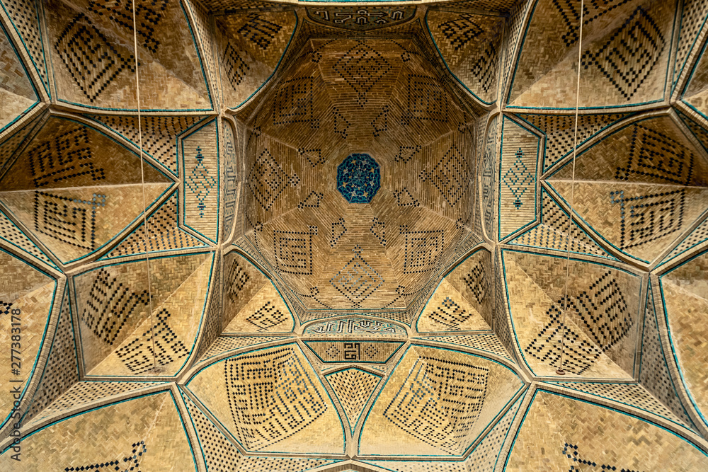 17/05/2019 Isfahan.Isfahan Province.Iran, ceiling of Isfahan Masjed-e ...