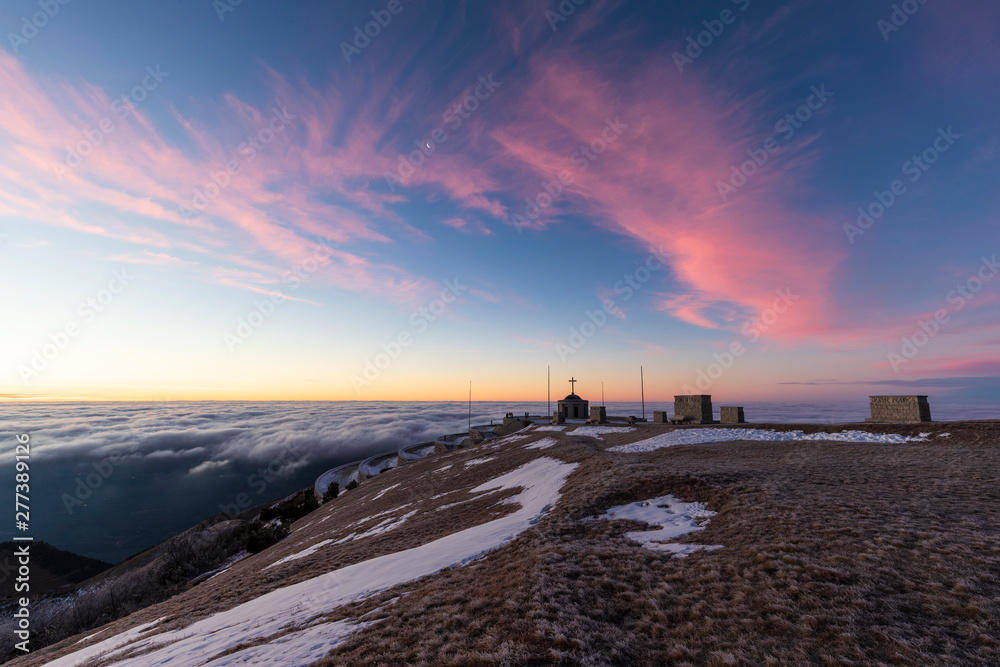 Mount Grappa: the places of the first world war Stock Photo | Adobe Stock