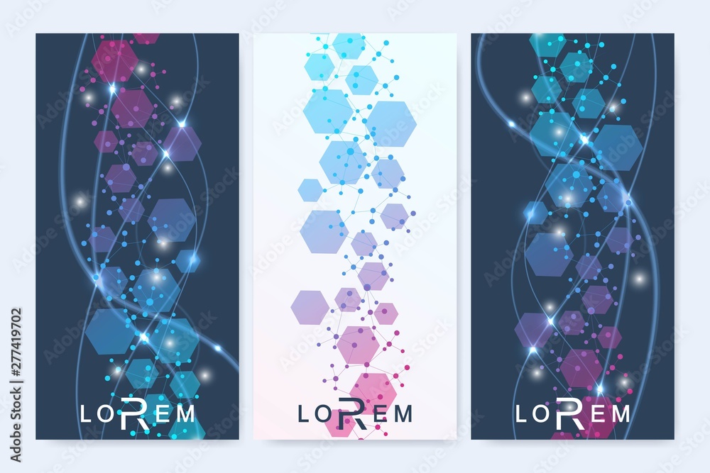 Leaflet flyer layout. Magazine cover corporate identity template ...