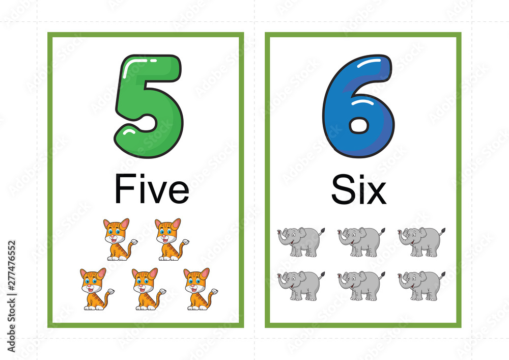 printable number flashcards for teaching number flashcards number flash ...
