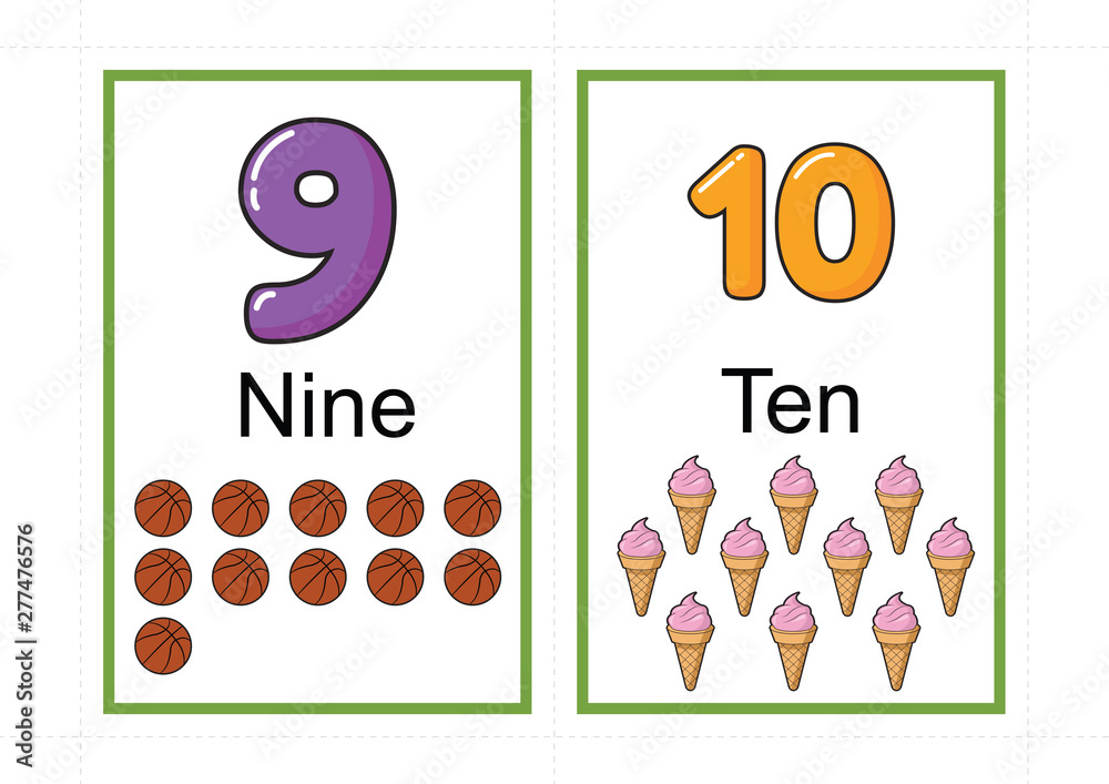 printable number flashcards for teaching number flashcards number flash ...