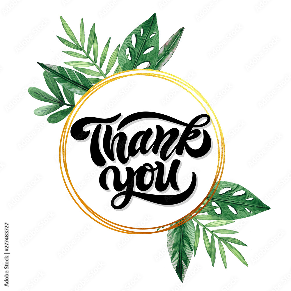 Background Thank You Green