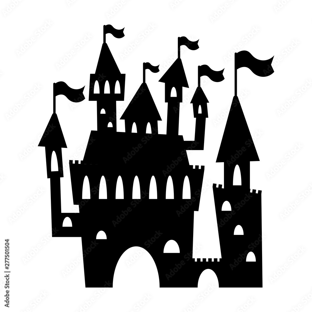 Fairytale Castle Silhouette