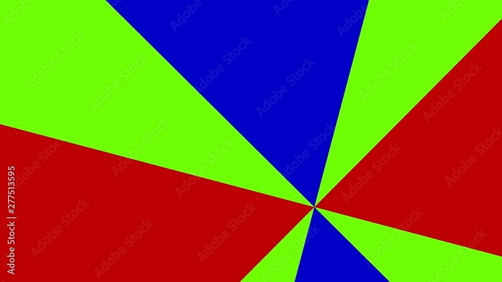 Circular 2D graphic pattern that rotates clockwise and then ...