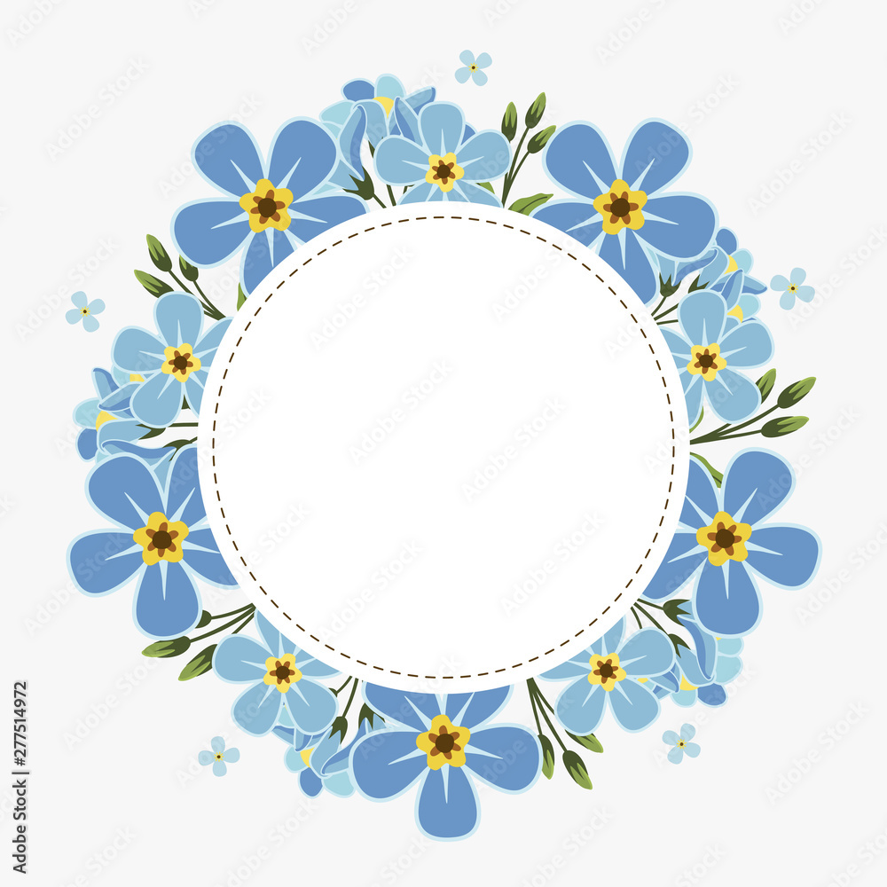 Circle Frame Clip Art Blue