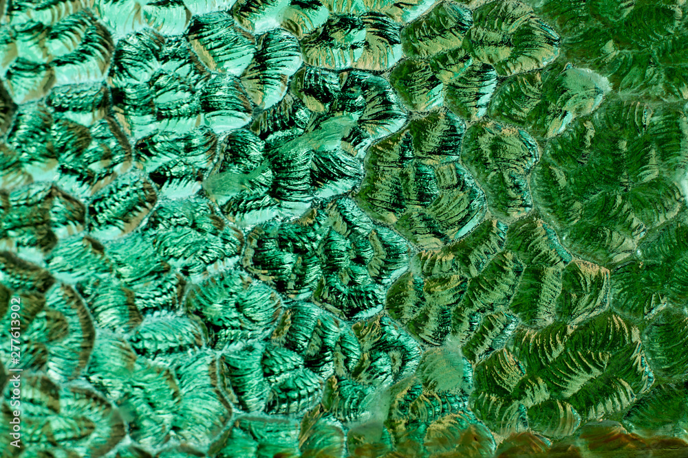 Green background abstract texture. Texture of glass. Transparency in ...