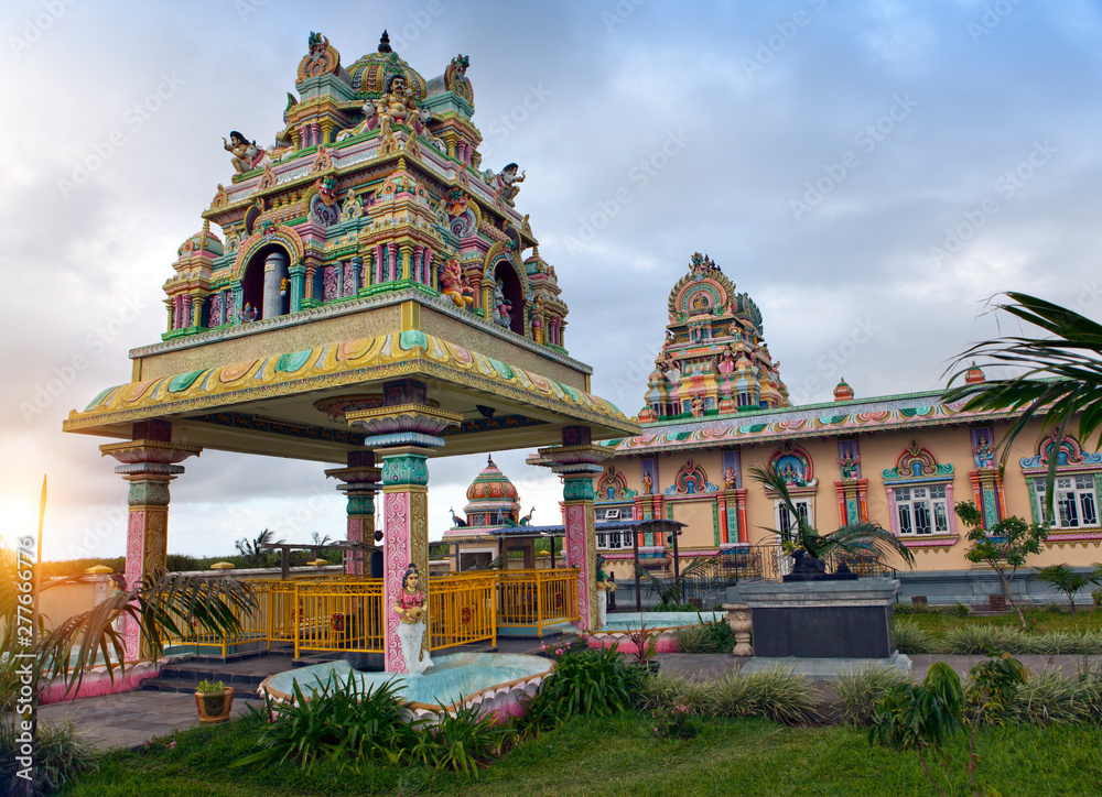 Mauritius. Hindu temple Stock Photo | Adobe Stock