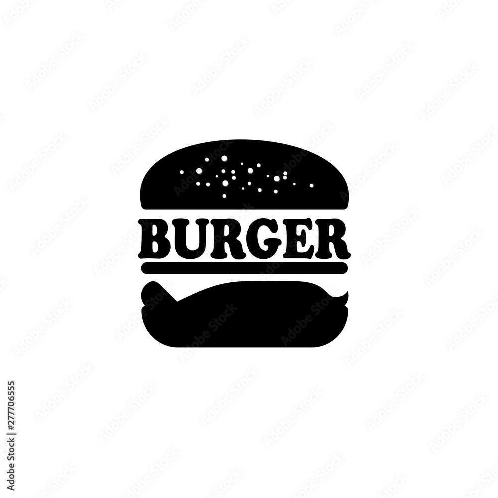 Vintage Retro Burger logo design inspiration Stock Vector | Adobe Stock