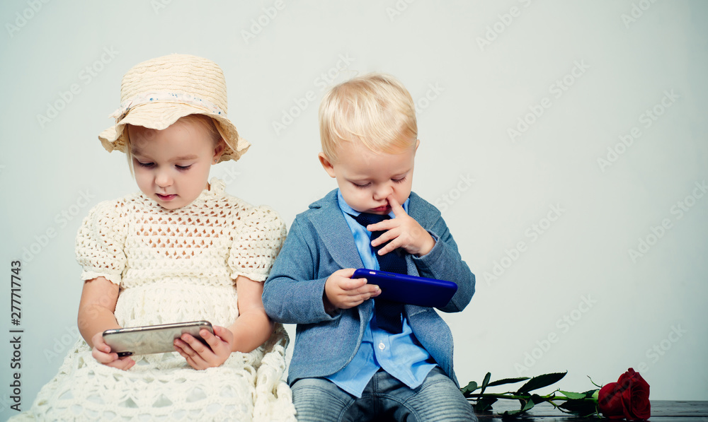 Cute Romantic Kids Couple Images