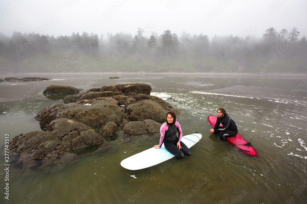 Surfing Washington Olympic National Park