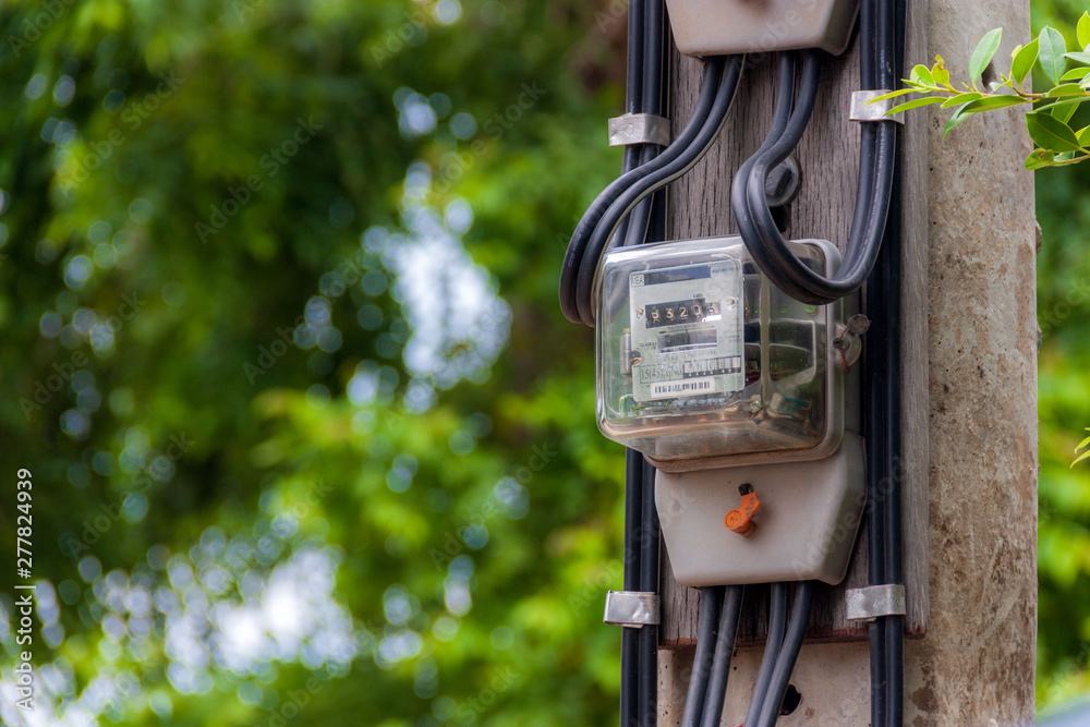 Electricity meter Cobb energy pouring maintains topology background ...