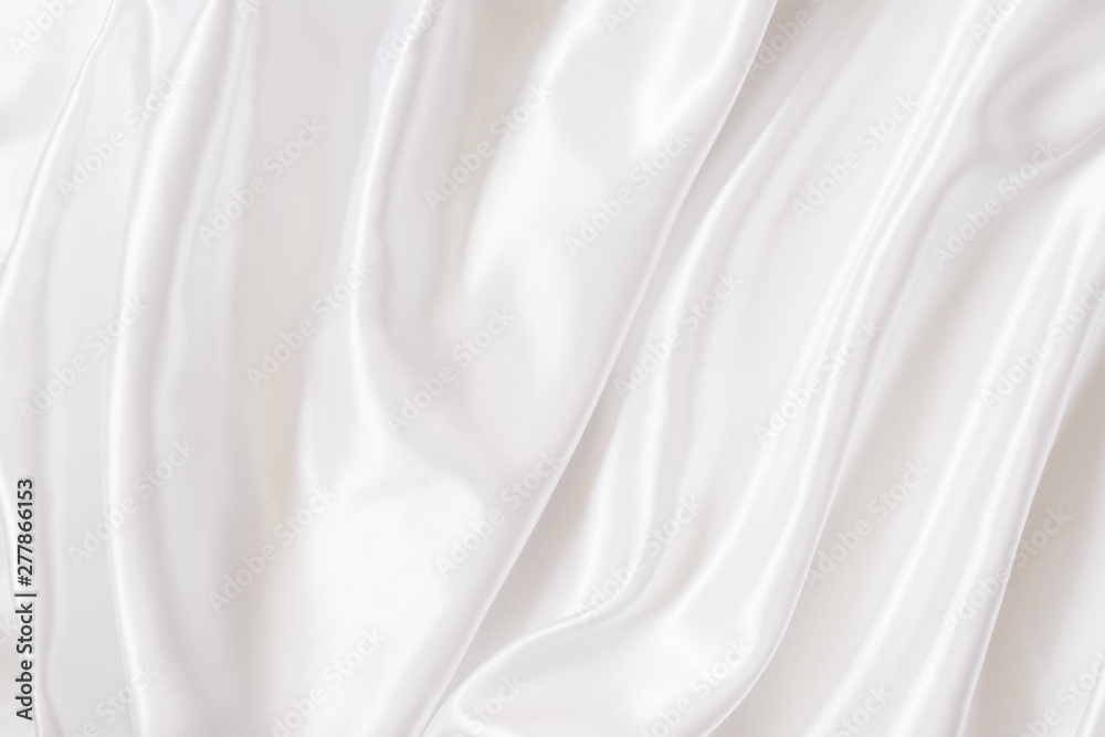 White satin fabric texture background Stock Photo | Adobe Stock
