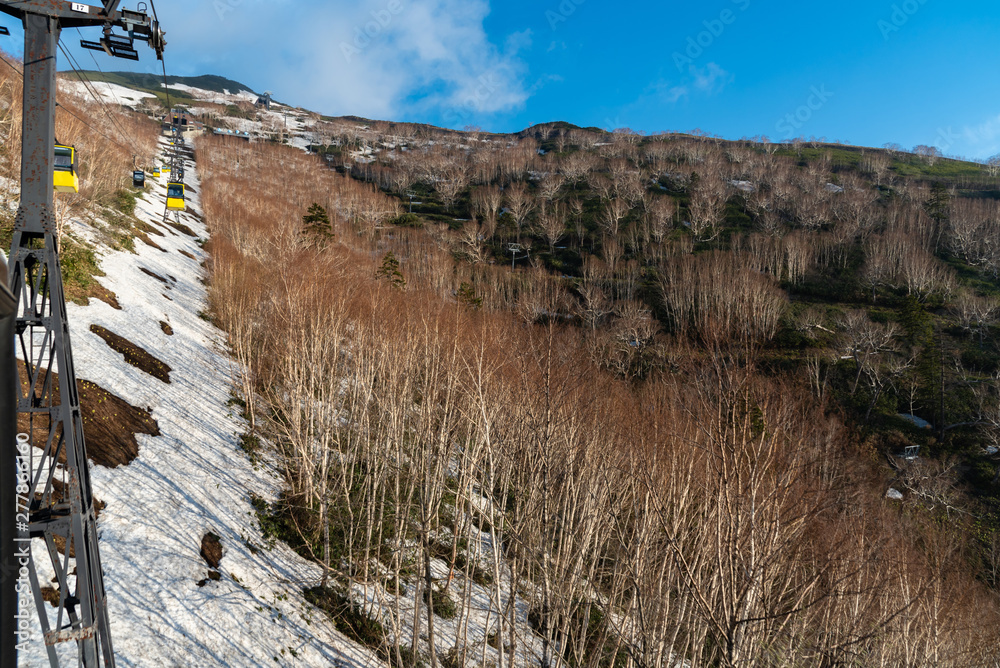 Panorama view from Unkai Terrace in summer time sunny day. Take the ...