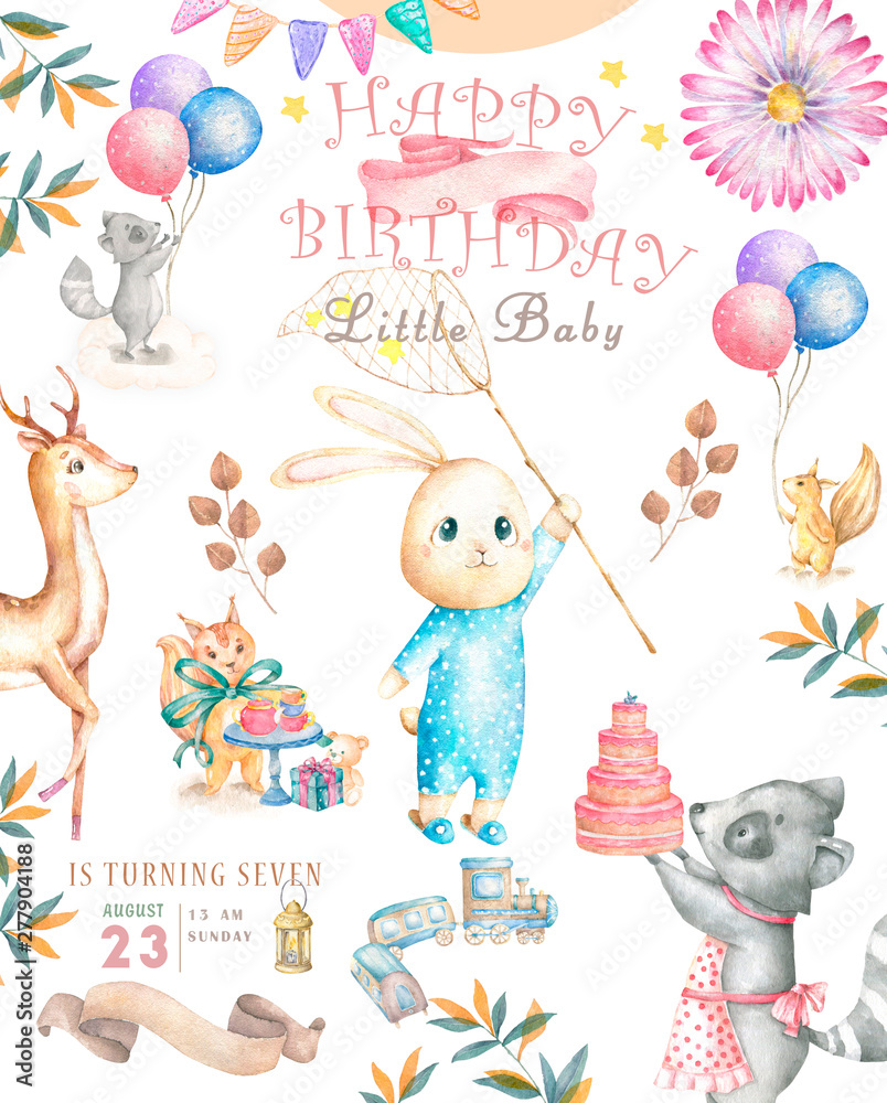Birthday Bunny Clipart