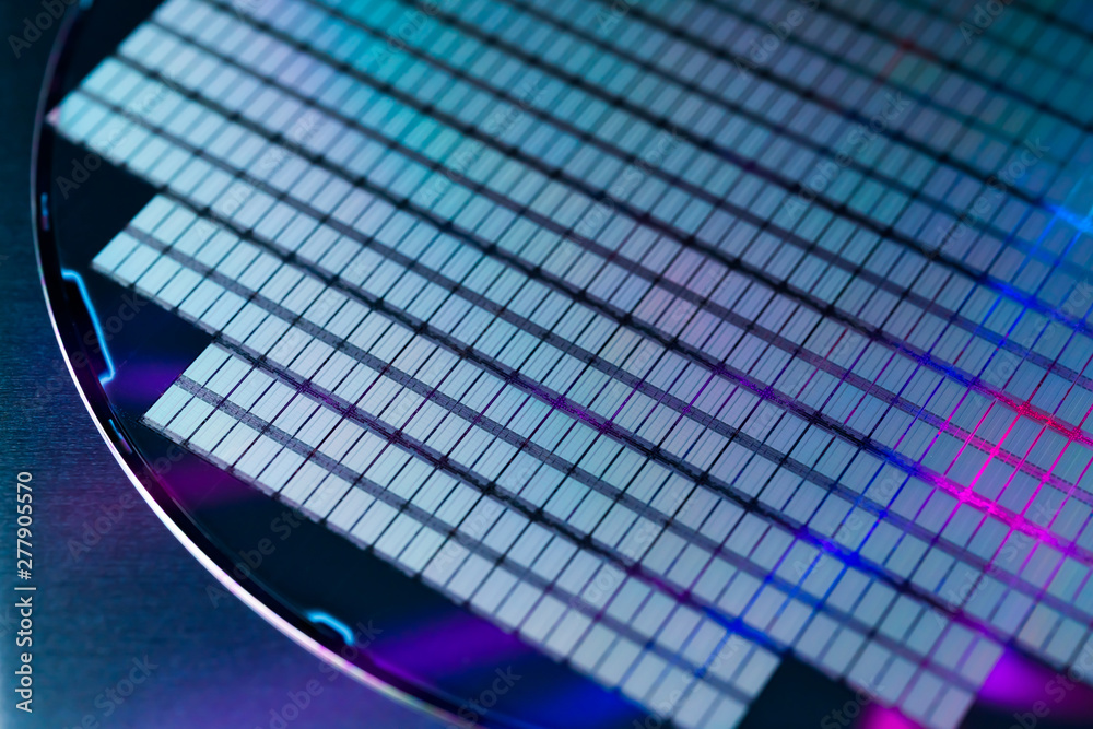 Silicon wafer Stock Photo | Adobe Stock