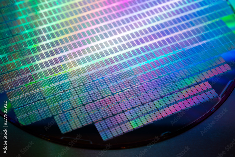 Silicon wafer Stock Photo | Adobe Stock