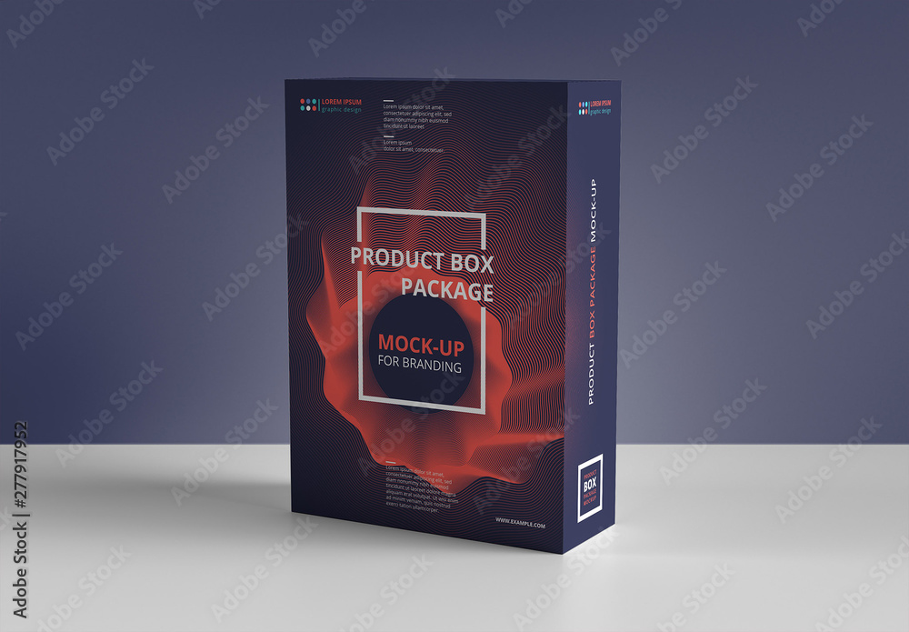 Rectangular Product Box Mockup Stock Template | Adobe Stock
