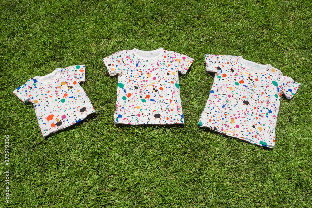 Happy childhood concept. Children of different ages. Clothing for ...