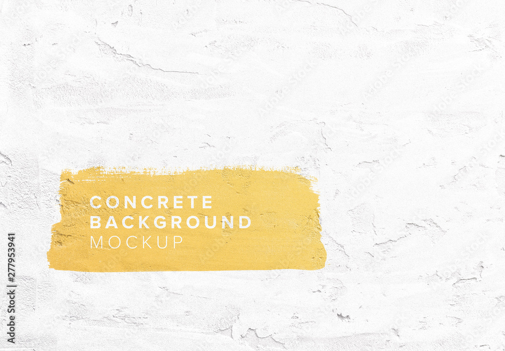 Concrete Wall Mockup Stock Template | Adobe Stock