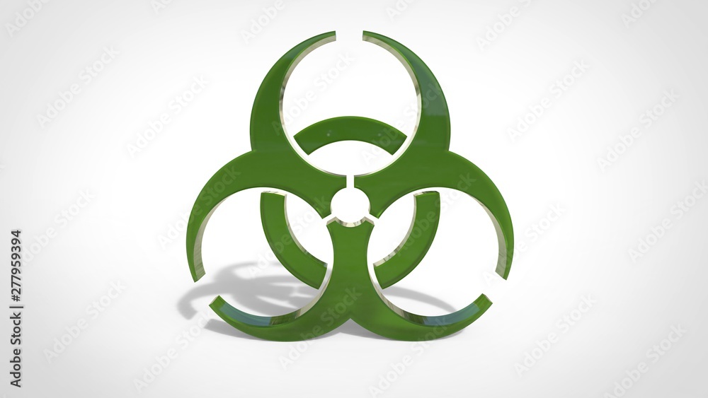 3d Biohazard Hd Sign