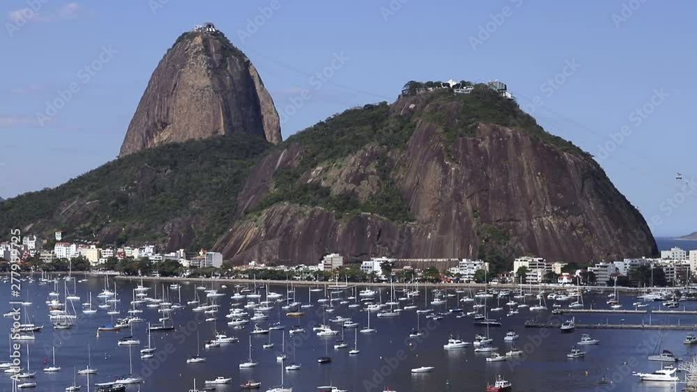 Vidéo Stock Exotic mountains. Famous mountains. Mountain of the Sugar ...