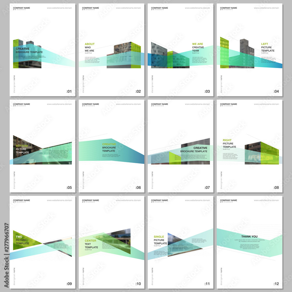 Creative brochure templates with architecture design. Abstract modern ...