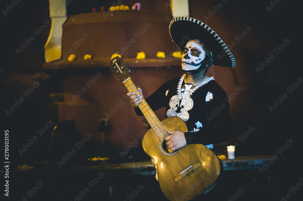 catrin charro catrina todos los santos tradicion Stock Photo | Adobe Stock