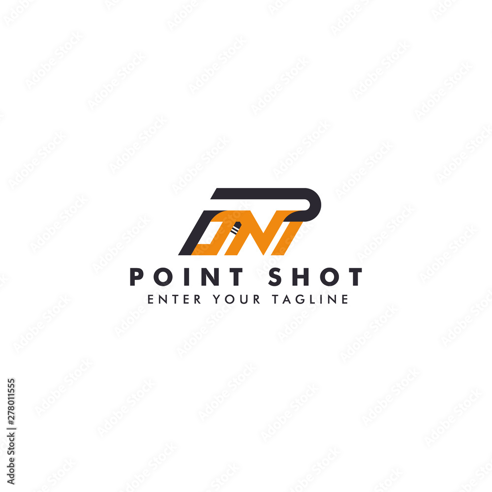 Letter "Point" Logo, Concept Letter "POINT" + Icon Gun + Missile. Point ...