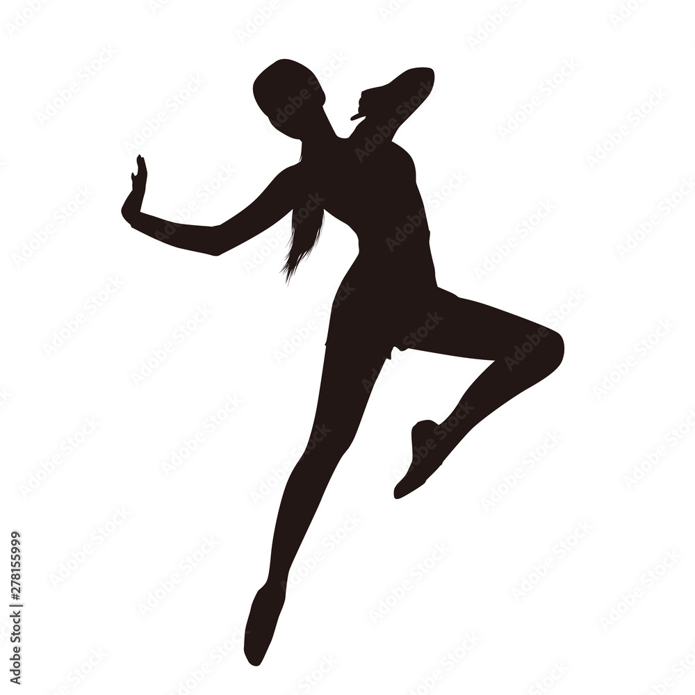 Female Dancer Silhouette