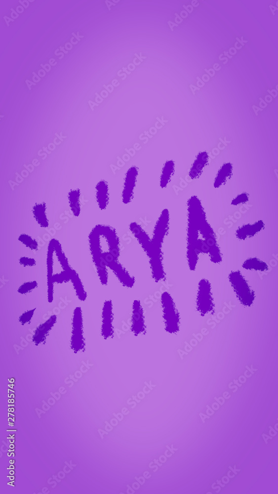 Arya Name Wallpaper
