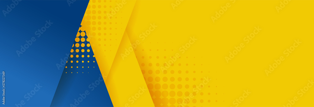 Yellow and blue background with stripes. Vector abstract background ...