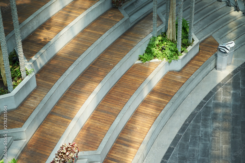 Step seat for watch open theater Stock Photo | Adobe Stock