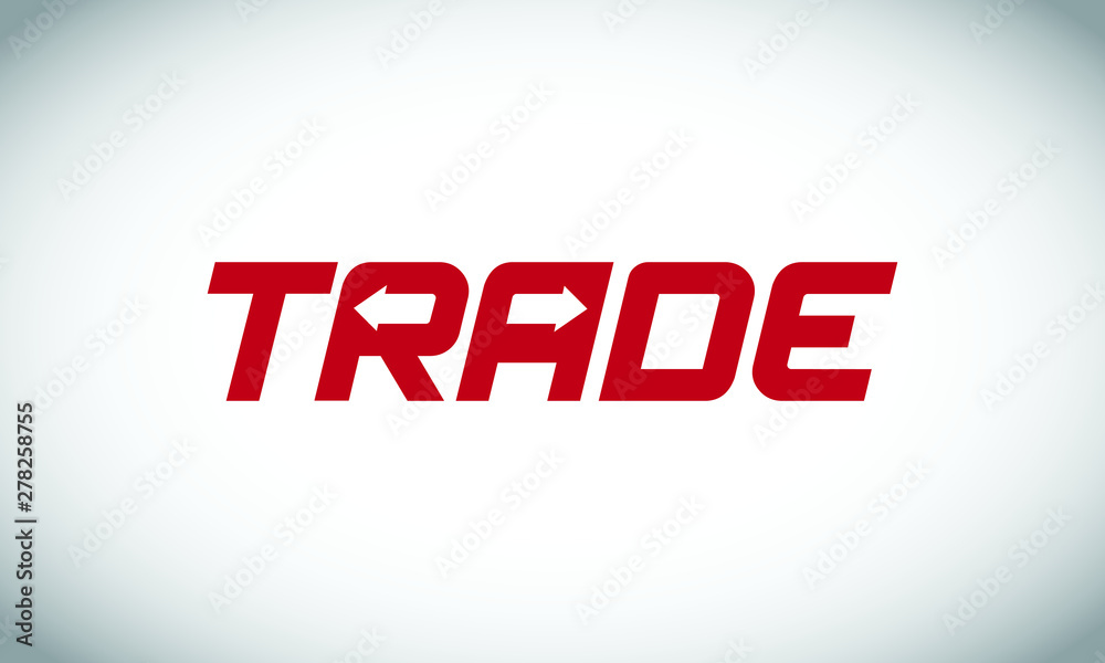 Trade Logo Design Stock Vector | Adobe Stock