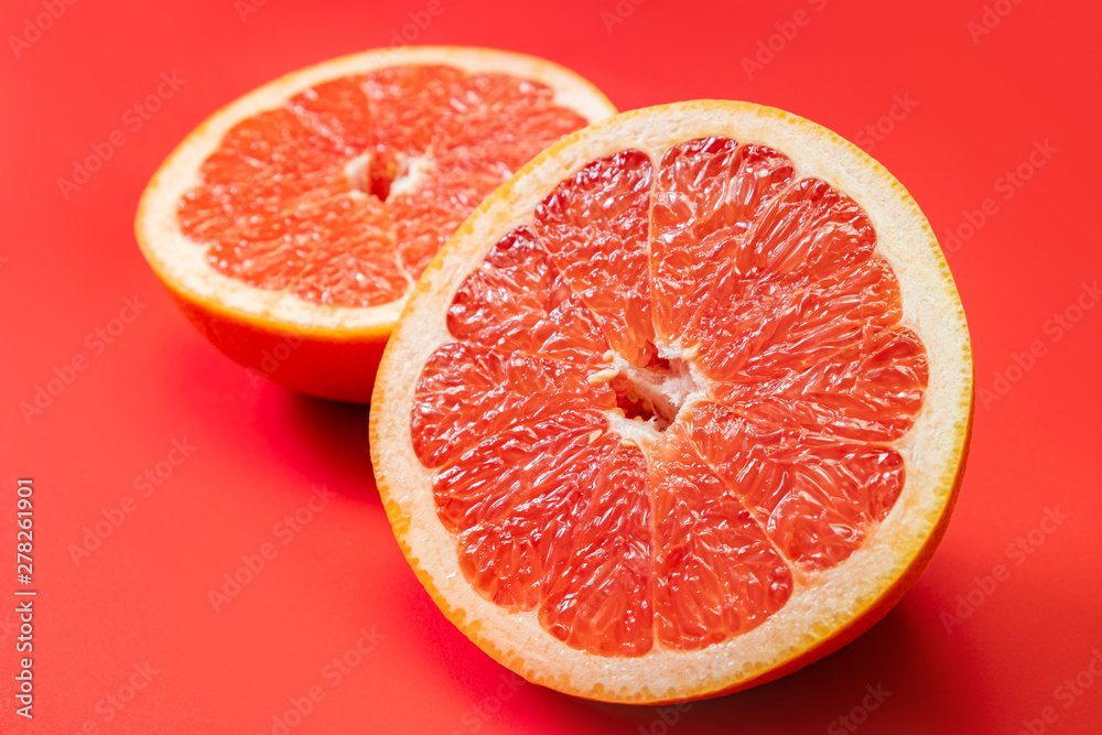 Grapefruit Cut In Half