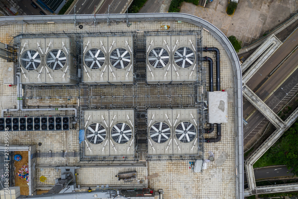 View From The Top Of A Building Looking Down