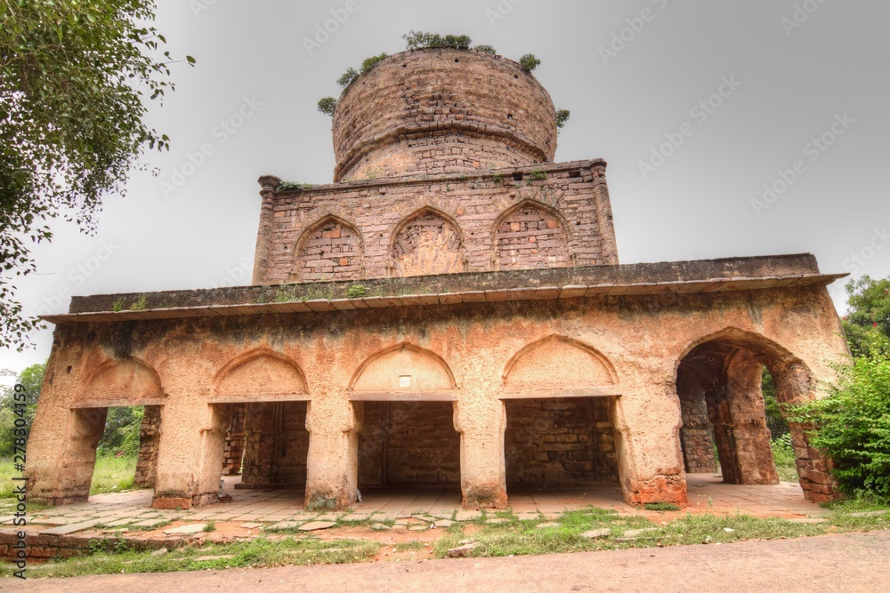 The Qutb Shahi Tombs are located in Hyderabad, India and they contain ...