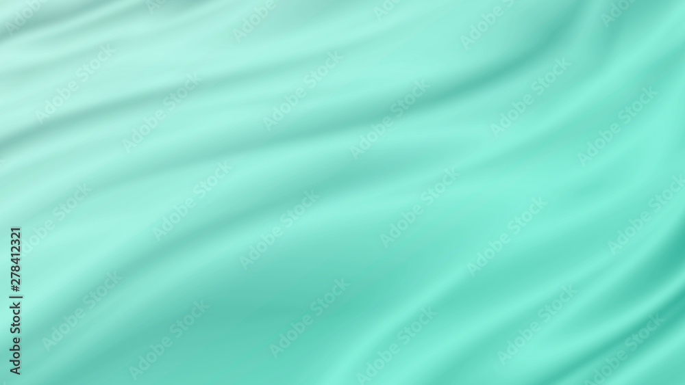 Neo mint pantone color fabric background with copy space Stock ...