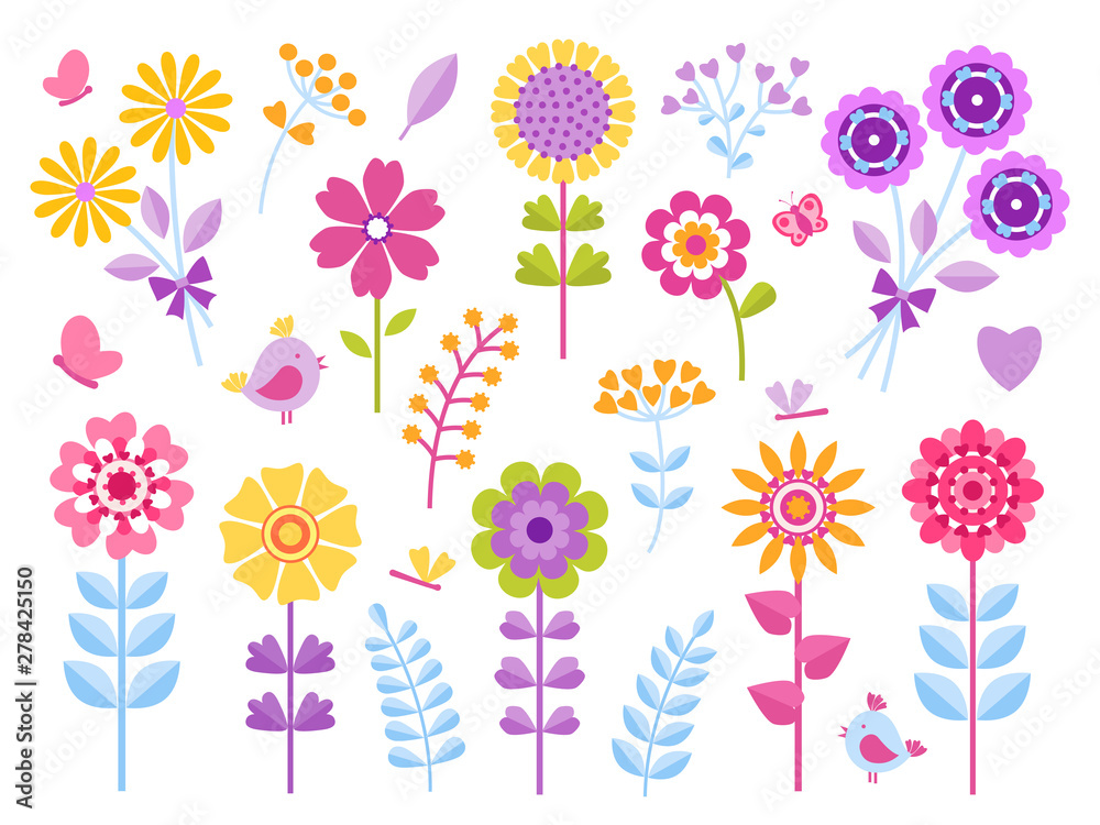 Cartoon Flower Pictures To Print | Best Flower Site