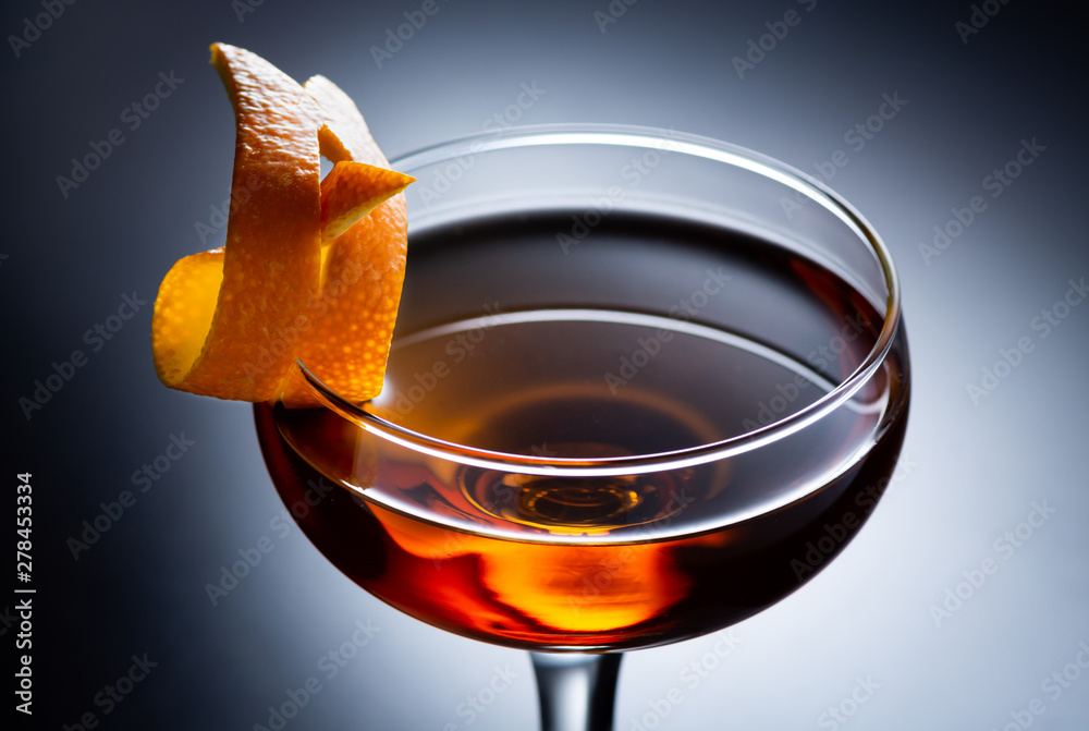 Manhattan cocktail Stock Photo | Adobe Stock